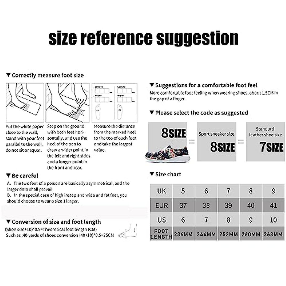 Kelway Womens Walking Canvas Shoes Slip On Memory Foam Lightweight Casual Fashion Sneakers for Gym Travel Work(D21-4/Peony Print/Navy Blue, 8, Numeric_8)