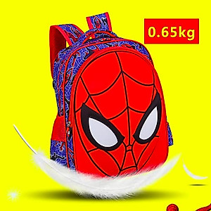 Xicks School Bags Boy Vacation Travel Bag School Backpack for 1st to 4th Year Student (Red)