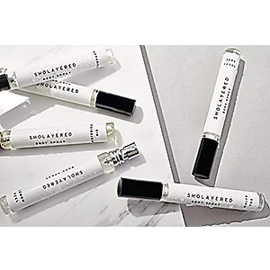 Layered Fragrance SHOLAYERED Body Spray for Men and Women for Travel, Portable Size from Japan 0.34 Fl Oz White Rose