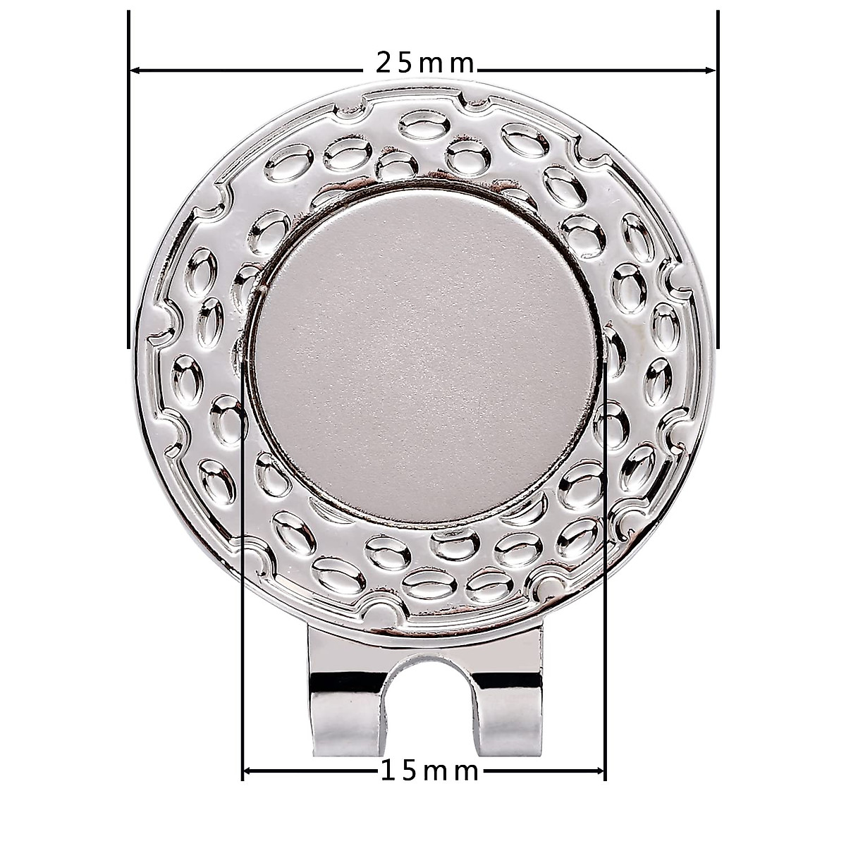 GHHJX Golf Ball Markers for Putting Green Magnetic Ball Marker Hat Clip Golf Putting Aid Green Reader