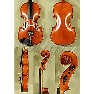 4/4 Full size Student 'GEMS 2' Model, a Gliga Violin Handmade in Romania, Advanced Student Level, Hand Varnished, Hand Inlaid Purfling, Hand Carved Solid European Wood, Fully Set Up