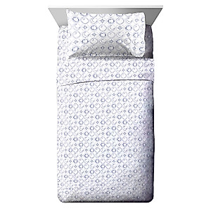 Jay Franco Space 5 Piece Full Bed Set - Includes Comforter & Sheet Set- Bedding Features Spaceships & Rocketships - Super Soft Fade Resistant Microfiber