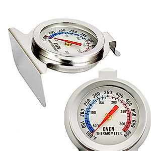 Oven Thermometer,100-600F/50-300°C Instant Read Large Dial Oven Thermometer - Proaccurate Stainless Steel Grill Thermometer for Kitchen Cooking Baking BBQ