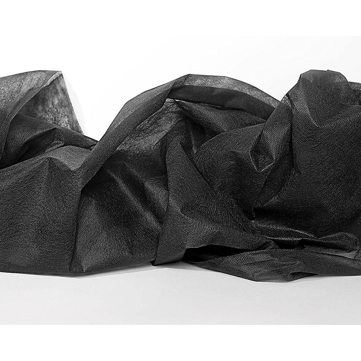 Anderson's Black Flame Retardant Gossamer Fabric Roll, 19" x 100 Yard roll, Sheer Fabric for Wedding Decorations, Baby Shower, Gender Reveal, Prom, Homecoming, Event Photo Backdrops, Drapes