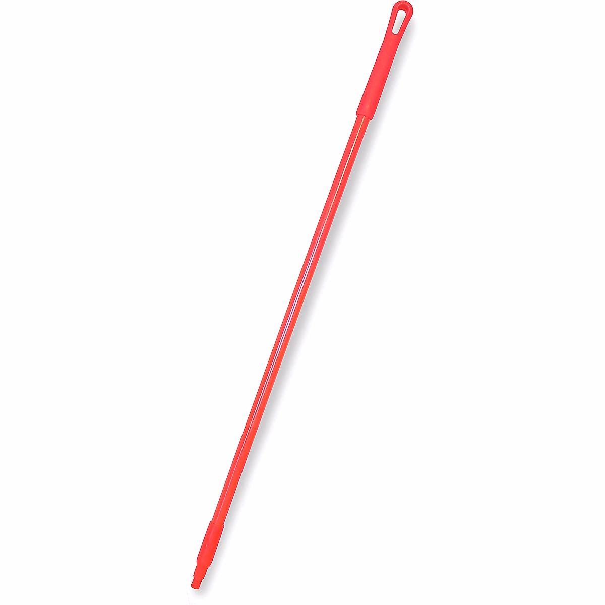 SPARTA 41225EC05 Fiberglass Broom Handle, Mop Handle, Replacement Handle With Acme Threaded Tip For Commercial Cleaning, 48 Inches, Red