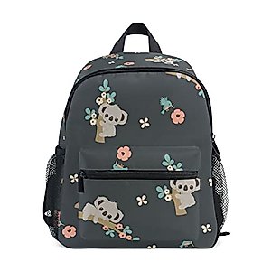 Fisyme Toddler Backpack Bear Koala School Bag Kids Backpacks for Kindergarten Preschool Nursery Girls Boys, M