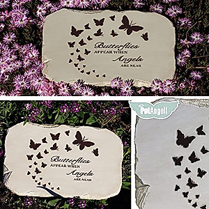 Memorial Stones for Loved Ones, Memorial Plaque for Outdoors, Memorial Garden Stones in Memory of Loved Ones, Pet Memorial Stone, Garden Remembrance Stones - 10.5 x 7 x 0.5 inches, Waterproof Resin