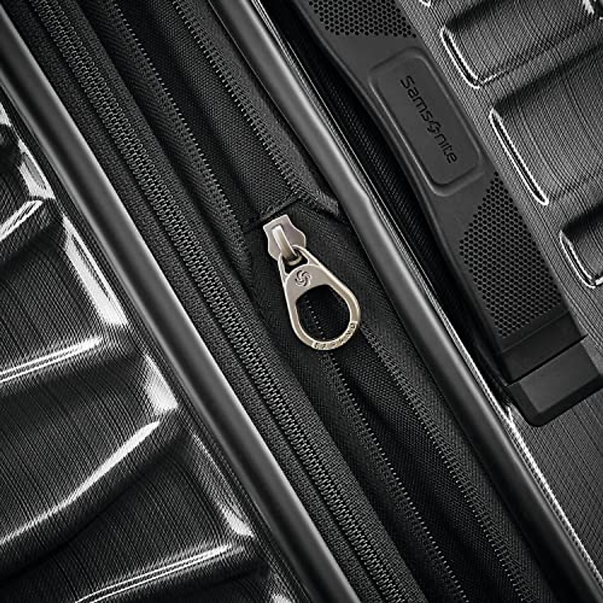 Samsonite Stryde 2 Hardside Expandable Luggage with Spinners, Brushed Graphite, Checked-Large Glider