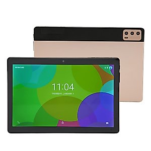 10in Tablet 4GB, Tablet RAM 256GB ROM 1080x1960 IPS HD, 4G Network Calling 5G WiFi for 11 Tablet PC 100‑240V (US Plug)