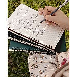 Spiral Notebooks A5 Lined 10Pcs College Ruled Journals Bulk-5 Colors Cover, 120 Pages/60 Sheets, 8.3 "x 5.8", for Students Office Business Subject Diary Ruled Book