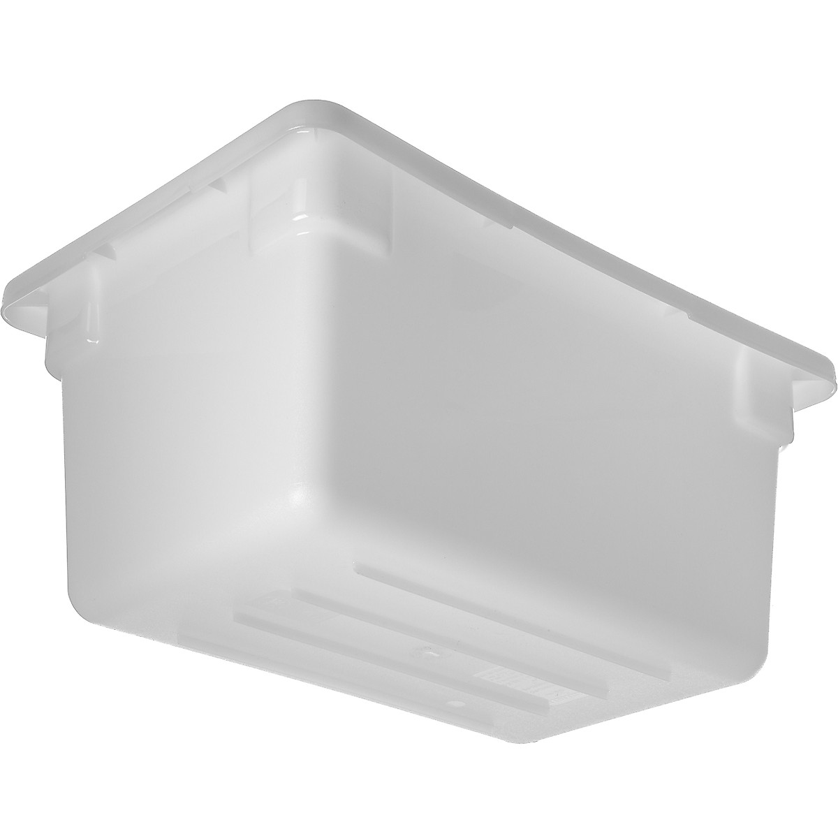 Carlisle FoodService Products Storplus Food Storage Container with Stackable Design for Catering, Buffets, Restaurants, Polyethylene (Pe), 5 Gallon, White