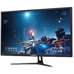 Sceptre 32" QHD 1440P 2560x1440 LED Monitor HDMI DisplayPort Up to 85Hz Build-in Speakers Blue Light Shift, Machine Black 2020 (E325W-2560AD)