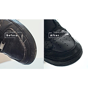 Dye Paint for Leather Shoes and Bags with Sponge and Brush, Kaps Super Color, 70 Colors (117 - Navy Blue)