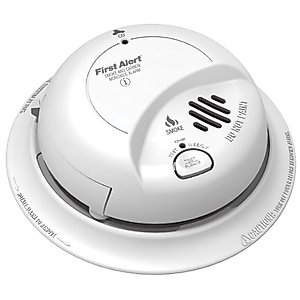 First Alert BRK SCO2B Smoke and Carbon Monoxide (CO) Detector with 9V Battery , White