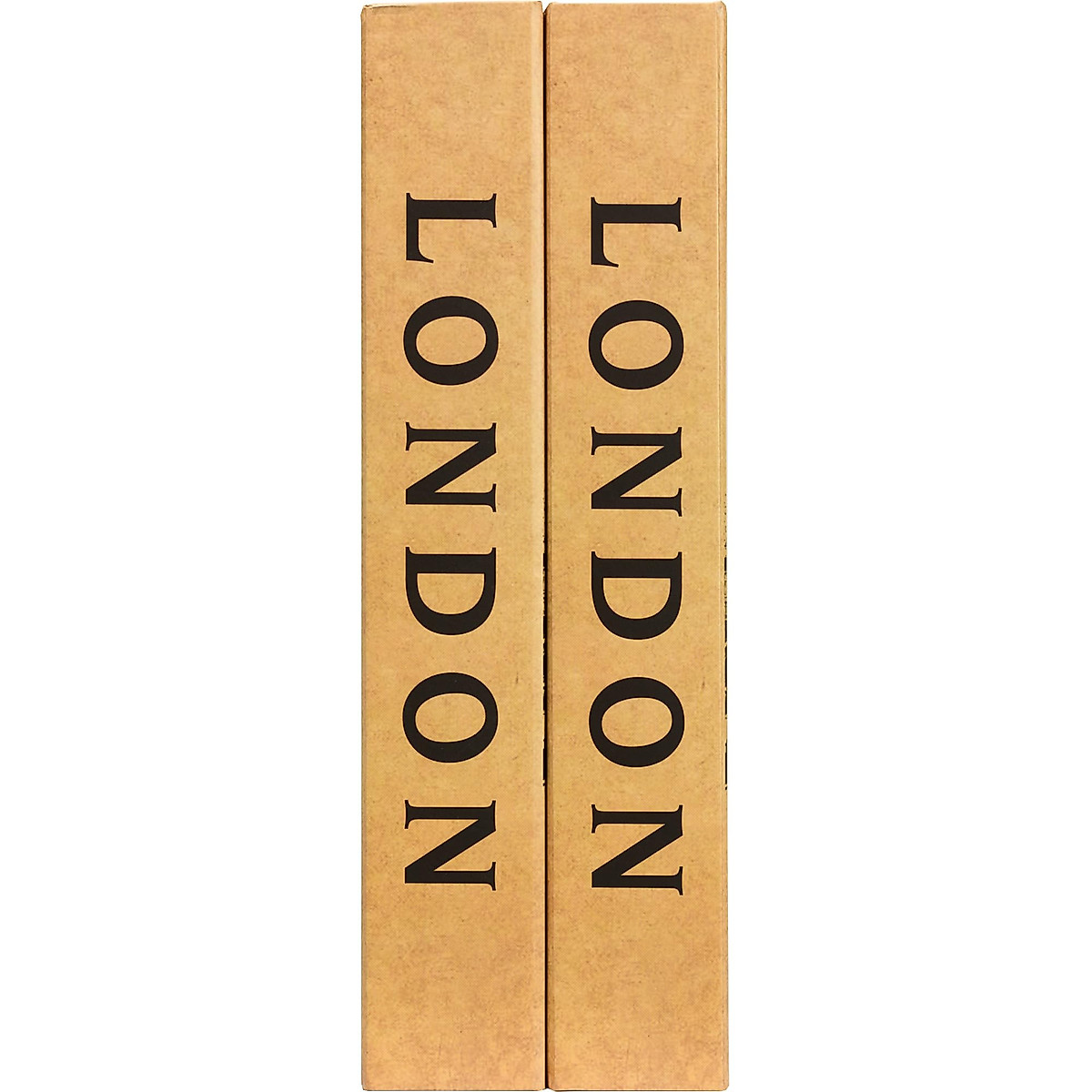 Barska Portable Diversion Dual Book Safe Concealed Lock Box for Secure and Discreet Hidden Storage of Valuables and Personal Items - London & London