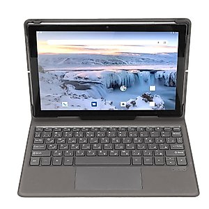 Yunseity 2 in 1 10.1 Inch Tablet, 2.0Ghz Octa Core Touchscreen Tablets with Magnetic Keyboard 6GB RAM 128GB ROM, 4G Network 5GWIFI Tablet PC, Dual SIM Dual Standby for 11