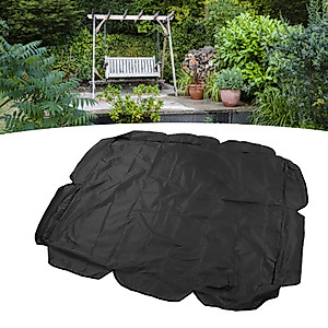 Porch Swing Canopy,Swing Chair Canopy Replacement,Outdoor Swing Canopy Cover,55.91x47.24x7.09in,Waterproof 3 Seater Garden Swing Seat Canopy Cover,for Outdoor Patio Garden Poolside Balcony