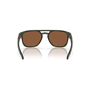 Oakley Men's OO9436 Latch Beta Square Sunglasses, Olive Ink/Prizm Tungsten, 54 mm