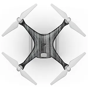 Design Skinz Design Skinz Dark Ebony Woodgrain Full-Body Wrap Decal Skin-Kit Compatible with The Drone DJI Inspire 1