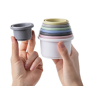 Mr. Pen- 8 Pcs, Baby Stacking Toys/Cups, Nesting Cups, Stackable Cups for Baby and Toddler