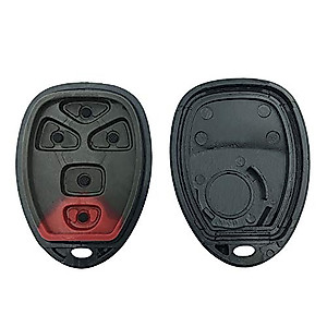 Replacement Keyless Entry Remote Key Fob Shell Case with 5 Button Fit for Chevy Suburban Tahoe Traverse / GMC Acadia Yukon / Cadillac Escalade SRX/ Buick Enclave / Saturn Outlook 2007 2008 2009 2010