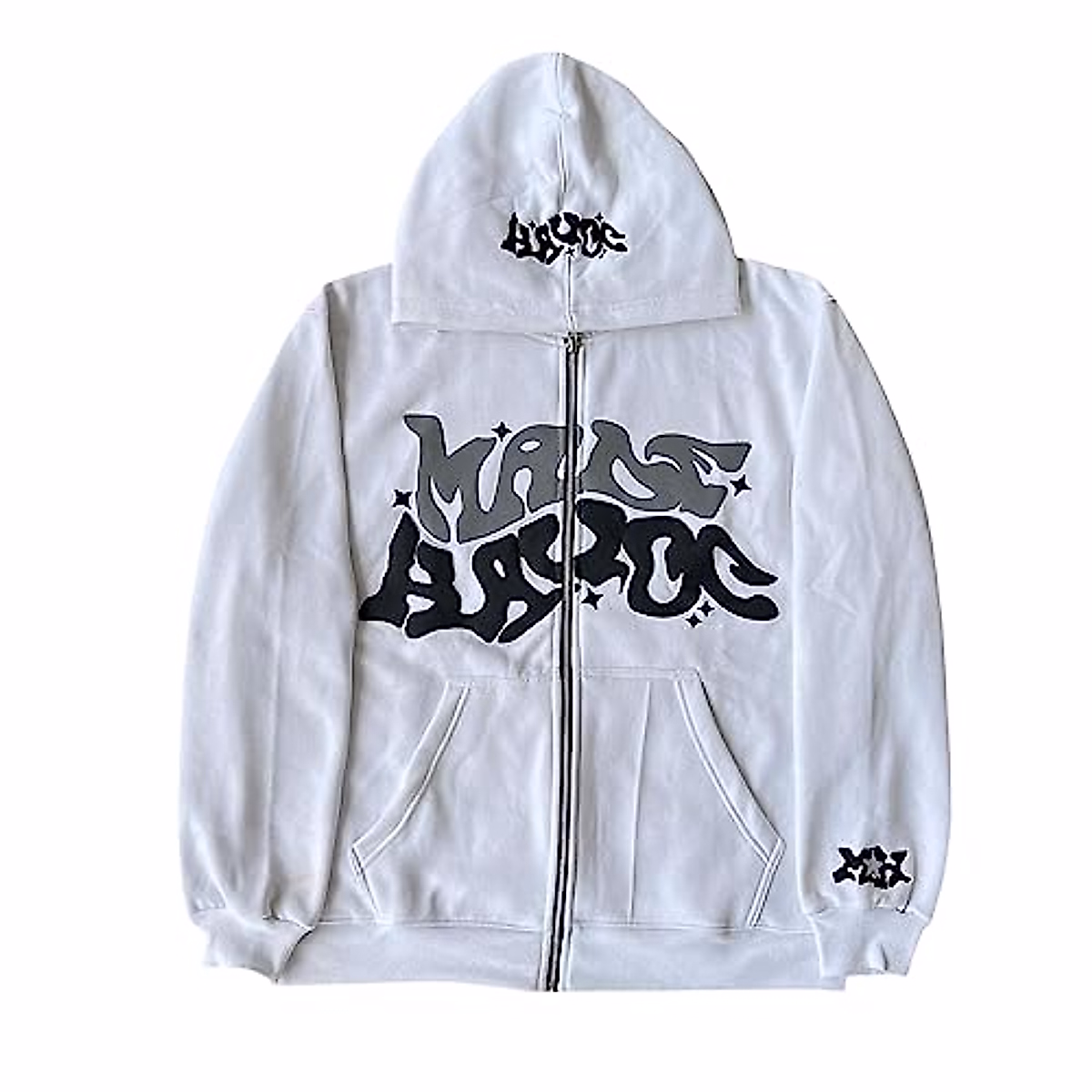 Y2K Hoodie Women Men Zip Up Grunge Aesthetic Hoodies Casual Vintage Oversized Pullover Sweatshirt Harajuku Jacket