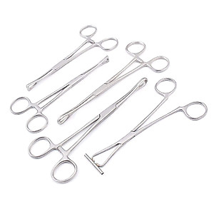 DDP '5 Pieces Body Piercing Instruments Kit Tools Pennington Forceps