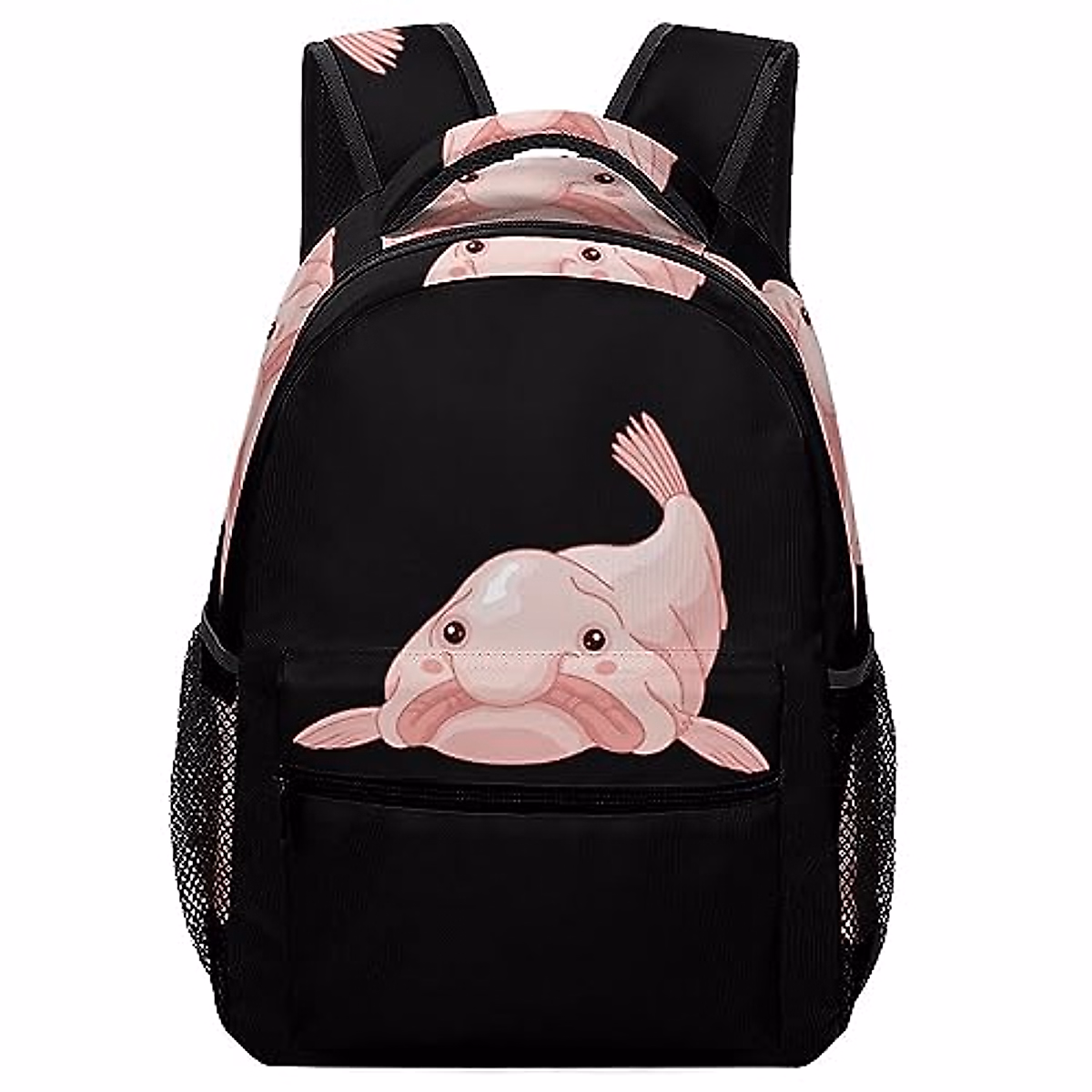 Cute Blob Fish Blobfish Lightweight Travel Backpack for Unisex Casual Laptop Bookbag for Camping