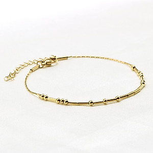 JoycuFF Badass bestie Best Friend Birthday Gifts for Women Unique Funny Gifts Morse Code Bracelets for Women Sister Birthday Christmas Graduation Friendship Jewelry Gifts Gold Bracelet