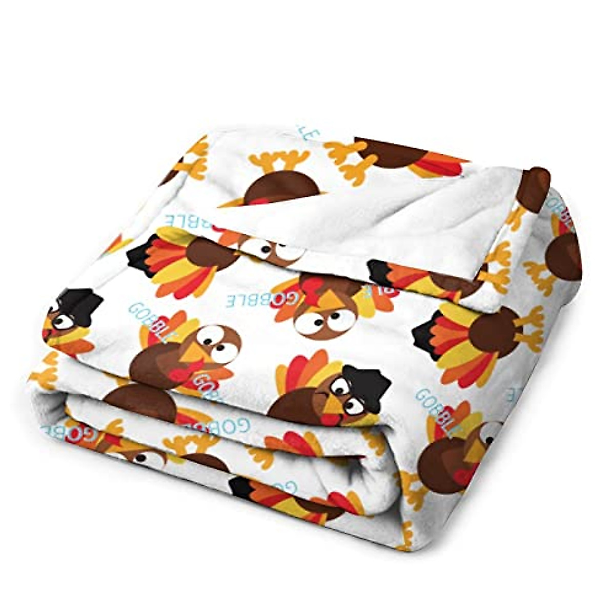 UNSUWU Funny Cartoon Chicken Cute Super Soft Throw Blanket, Plush Fluffy Indoor Outdoor Blankets, Warm Comfy Foldable Luxury Throws for Camping Stadium Beach Picnic Car, 40 x 60 Inch