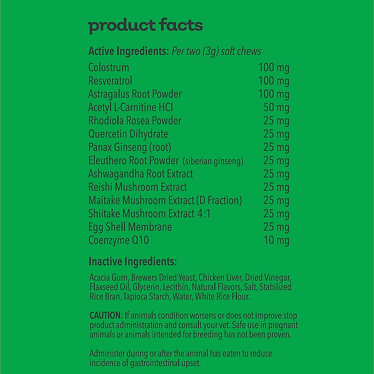 MYOS Immunity Chew for Dogs - Immune System Support, Antioxidants, Helps Cellular Health & Vitality- with Colostrum, Resveratrol, Astragalus Root, and Medicinal Mushrooms- Daily Chewable Supplement