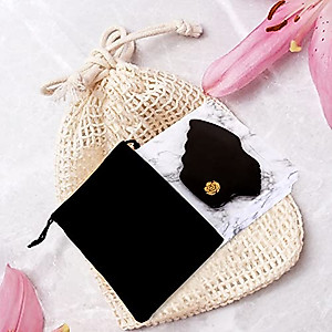 Contrybox Gua Sha Facial Tools, Natural Bian Stone Guasha Tool for Face & Puffiness Reducing, Gua Sha Stone Facial & Body Massage, Premium Face Stone Gua Sha Tools for Women Skincare, Black