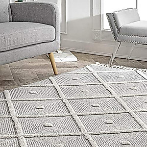 nuLOOM Deyton Diamond Area Rug, 3' x 5', Grey