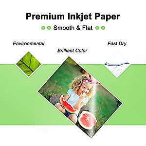 Koala Heavyweight Photo Paper High Glossy 4x6 Inches for Inkjet Printing 100 Sheets 61LB