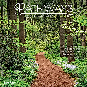 Pathways 2022 12 x 12 Inch Monthly Square Wall Calendar by Brush Dance, Photography Journey Scenic Nature