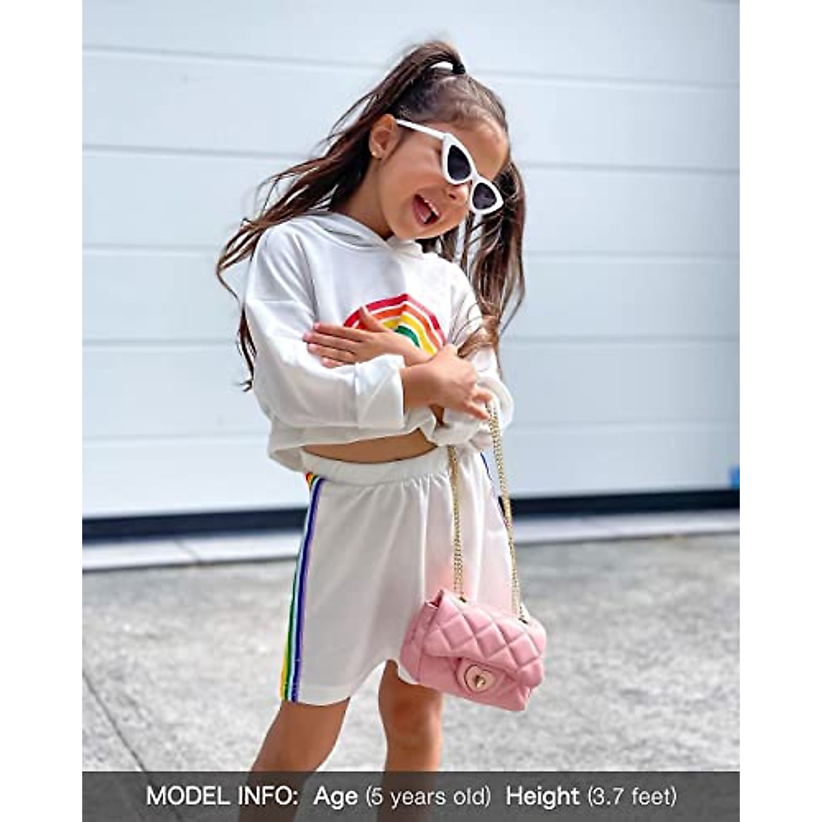 mibasies Kids Purse Toddler Gifts for Little Girls Crossbody Purses Presents (Lambskin pink), mini