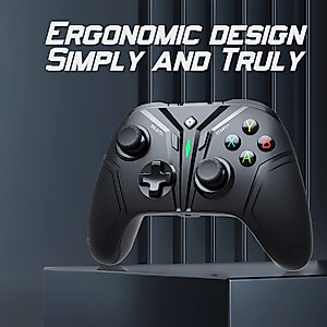Gamrombo Wireless Pro Controller for Switch/PC/PS3/Android TV, PC Game Controller with Dual Vibration/Gyro Axis, Multi-Platform &Multi-Connections