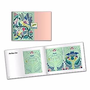 DJECO Scratch Cards Art Kit - Fantasy Garden