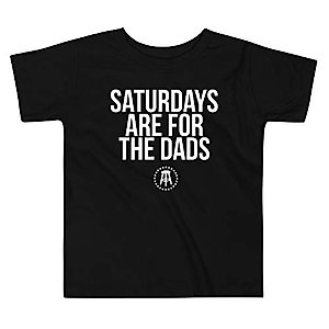 Saturdays are for The Dads Toddler Tee Black