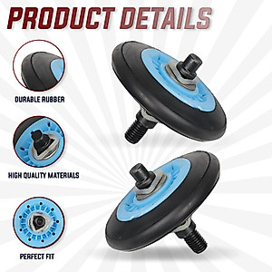 UPGRADED DC97-16782A Dryer Drum Support Roller by Seentech - Compatible with Samsung Dryer– Replaces: DC97-07523A DC97-07523B PS4221885 AP5325135 DC97-16782A – Pack of 4