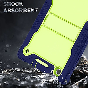 Vakarey for Samsung Galaxy Tab S6 Lite Case for Kids,for Samsung Tab S6 Lite Case 2022 10.4 Inch with S Pen Holder,Blue+Green