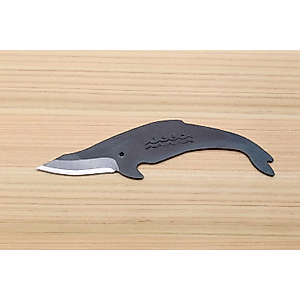 Yoshihiro Shiroko High Carbon Steel Kurouchi KUJIRA Whale Japanese Utility Knife (Type C) Made in Japan