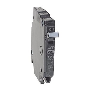 General Electric THQP120 Circuit Breaker, 1-Pole 20-Amp Thin Series Size: 20 amp, Model: THQP120, Outdoor & Hardware Store