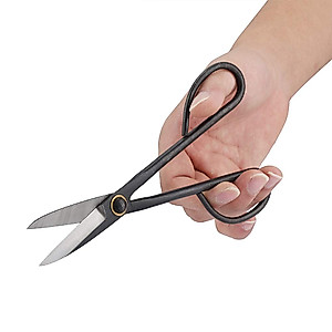 HERCHR Bonsai Scissors, Bonsai Shear Pruning Shears Japanese Bonsai Garden Tool, 205mm