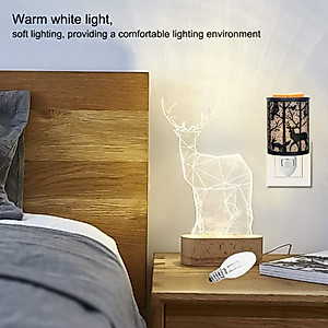 Wax Warmer Bulbs,15 Watt E12 Base Light Bulbs for Scentsy Wax Warmer,C7 Replacement Bulbs for Plug in in Wax Diffuser,Warm White-Dimmable -Himalayan Salt Lamp Bulbs,15 Packs