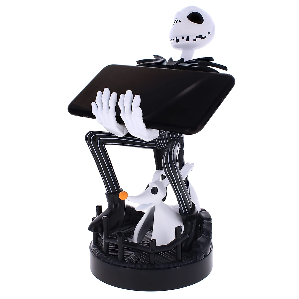 Exquisite Gaming Cable Guys: Disney/NBX Jack Skellington Phone Stand & Controller Holder - Officially Licenced Figure Medium