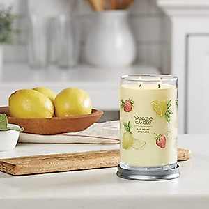 Yankee Candle Iced Berry Lemonade Scented, Signature Large 2-Wick Tumbler Candle, Over 60 Hours of Burn Time, Ideal for Patio Refreshment