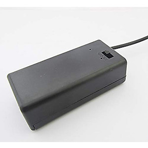 Connector and Terminal  9V 9-Volt PP3 Battery Holder Box Case Cover Switch DC Power 5.5mm x 2.1mm Male