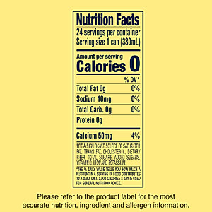 S.Pellegrino Essenza Lemon Lemon Zest Flavored Mineral Water, 11.15 fl oz. Cans (24 Count)