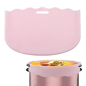 Silicone Slow Cooker Liner 6-8 Quart Compatible with Crockpot, Reusable Heat Resistant 6-8 Quart Slow Cooker Silicone Liner Slow Cooker Liner Bag for Crockpot Oval or Round Pots (Pink)